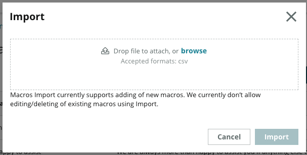 Import Macros 