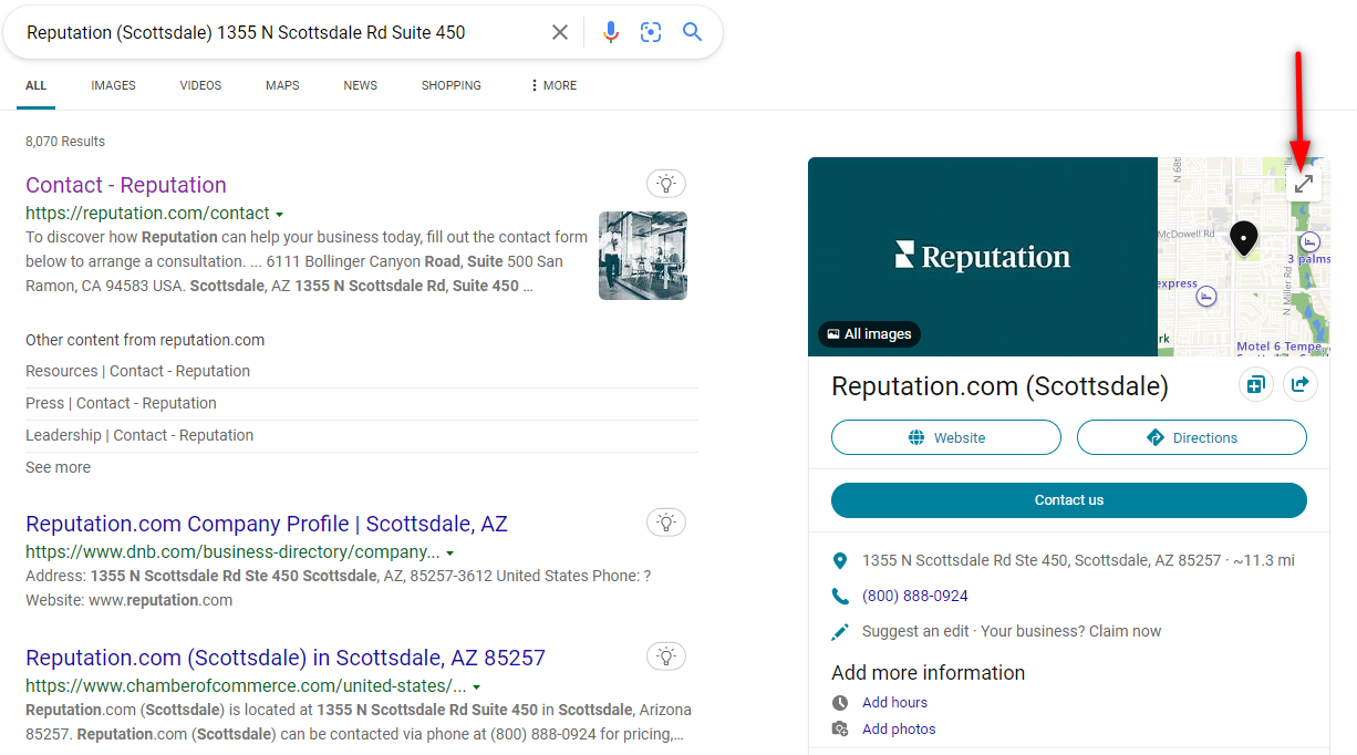 How to find Bing URLs