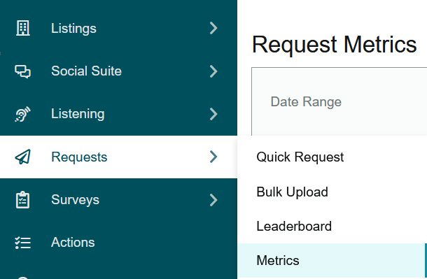 How do I view how many requests have been sent by a specific requester?