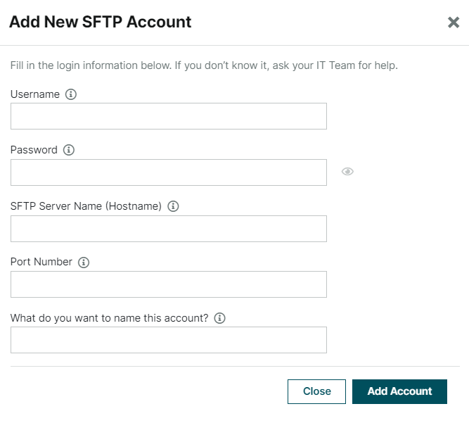 How to implement SFTP Server with Rep Connect?