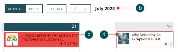 Publish: How do I use the Content Calendar?