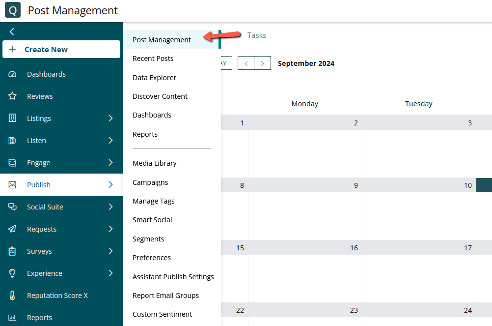 Publish: How do I use the Content Calendar?